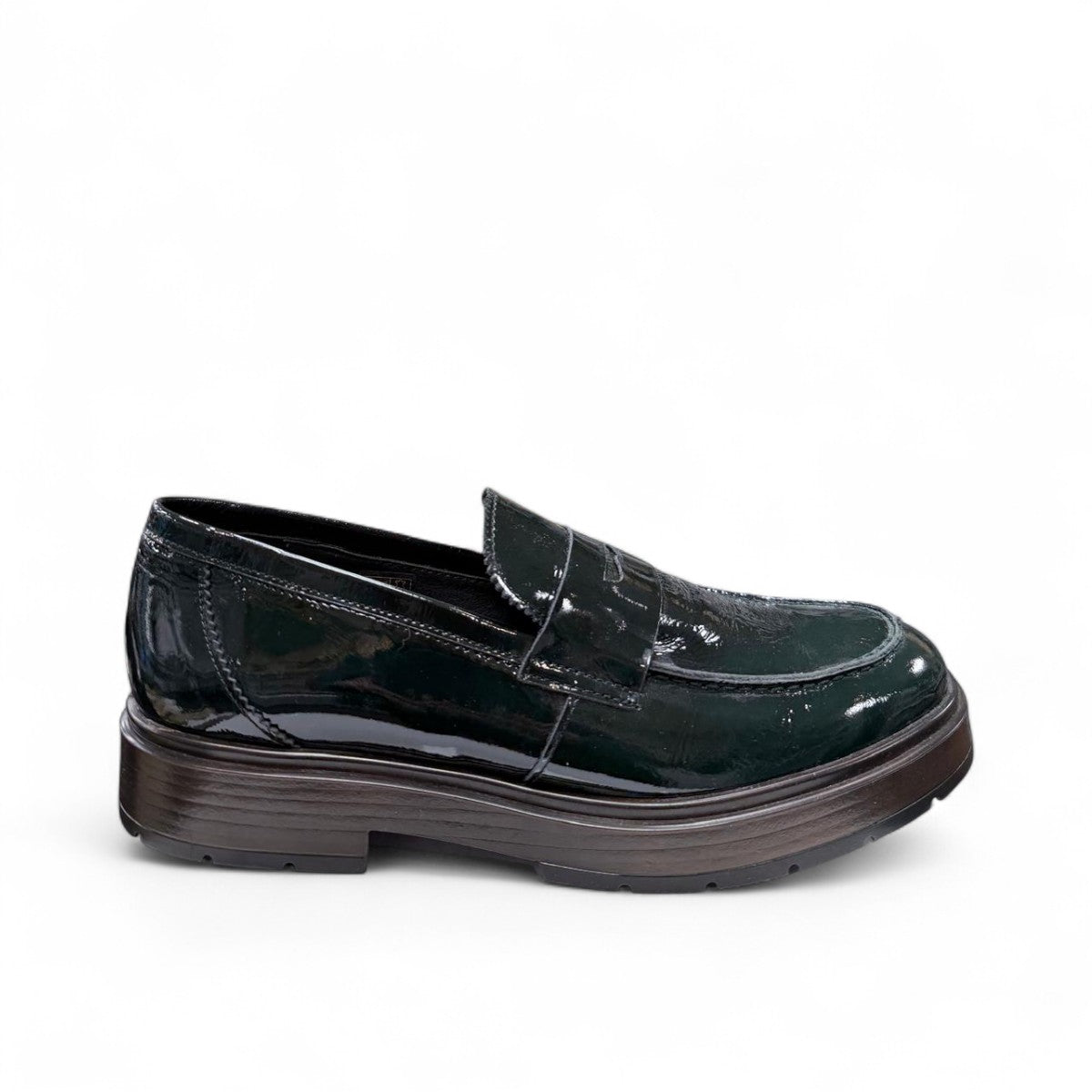 DAVID TYLER E-145 FOREST GREEN PATENT – Sina Footwear